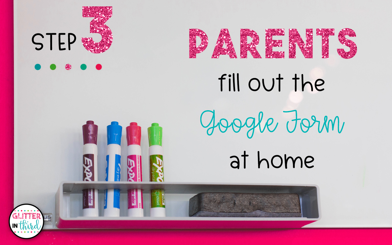 PAPERLESS Open House school ideas for teachers - Glitter in Third