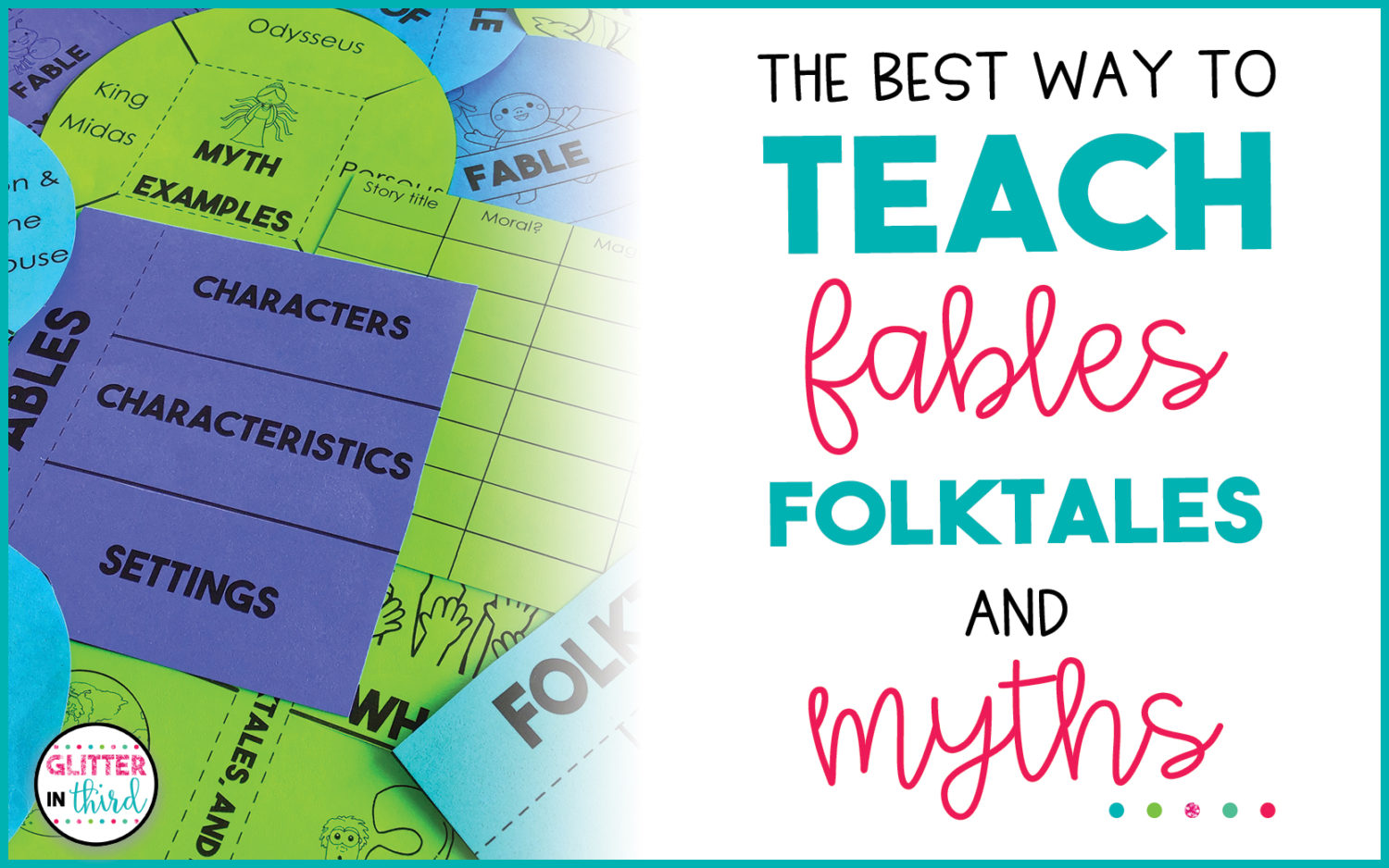 The BEST Way to Teach Fables, Folktales, and Myths in 3rd grade ...