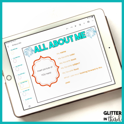 Distance Learning Back-to-School Activities You'll LOVE - Glitter in Third