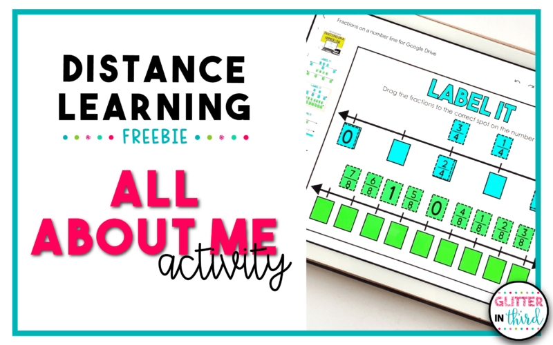 Get an All About Me Template FREEBIE! - Glitter in Third