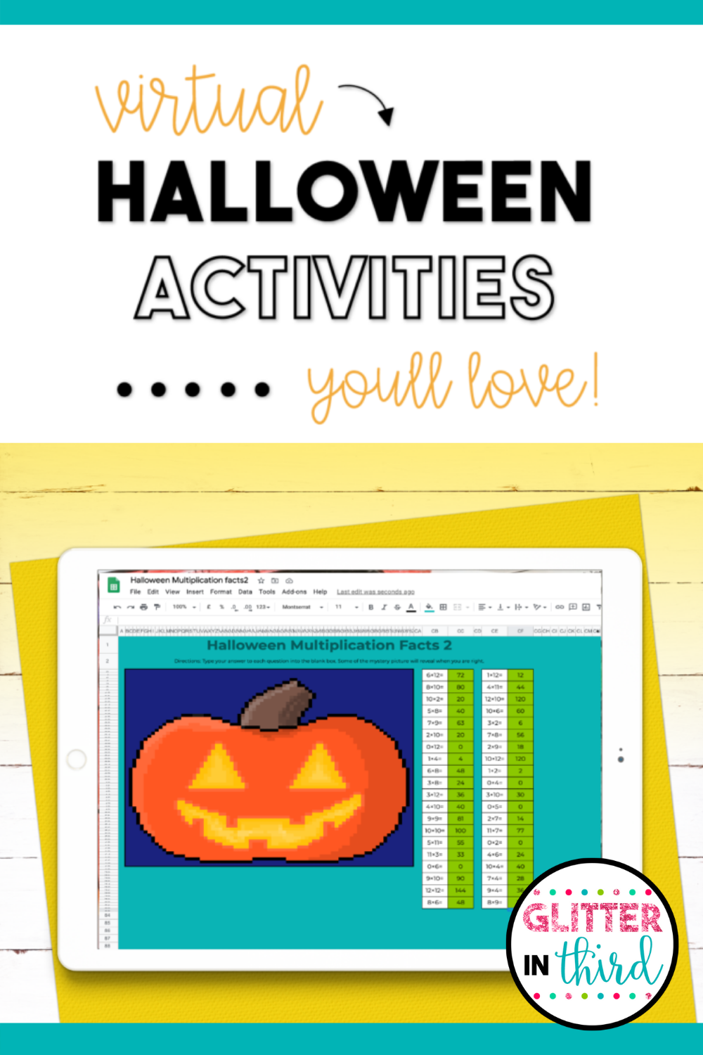Virtual Halloween Activities You’ll LOVE - Glitter in Third