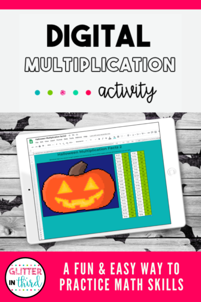 Looking for a Halloween Digital Multiplication Activity?! - Glitter in ...