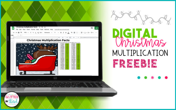 Need a FREE Digital Christmas Math Activity? - Glitter in Third