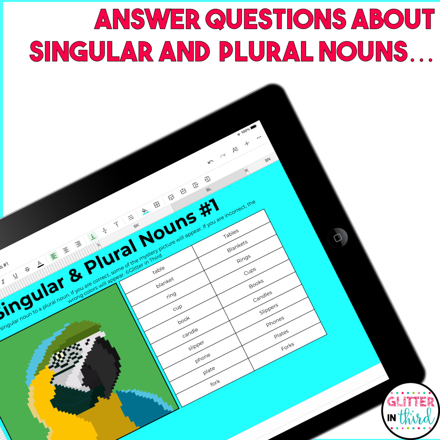 5 ELA Activities for Your Virtual Classroom - Glitter in Third