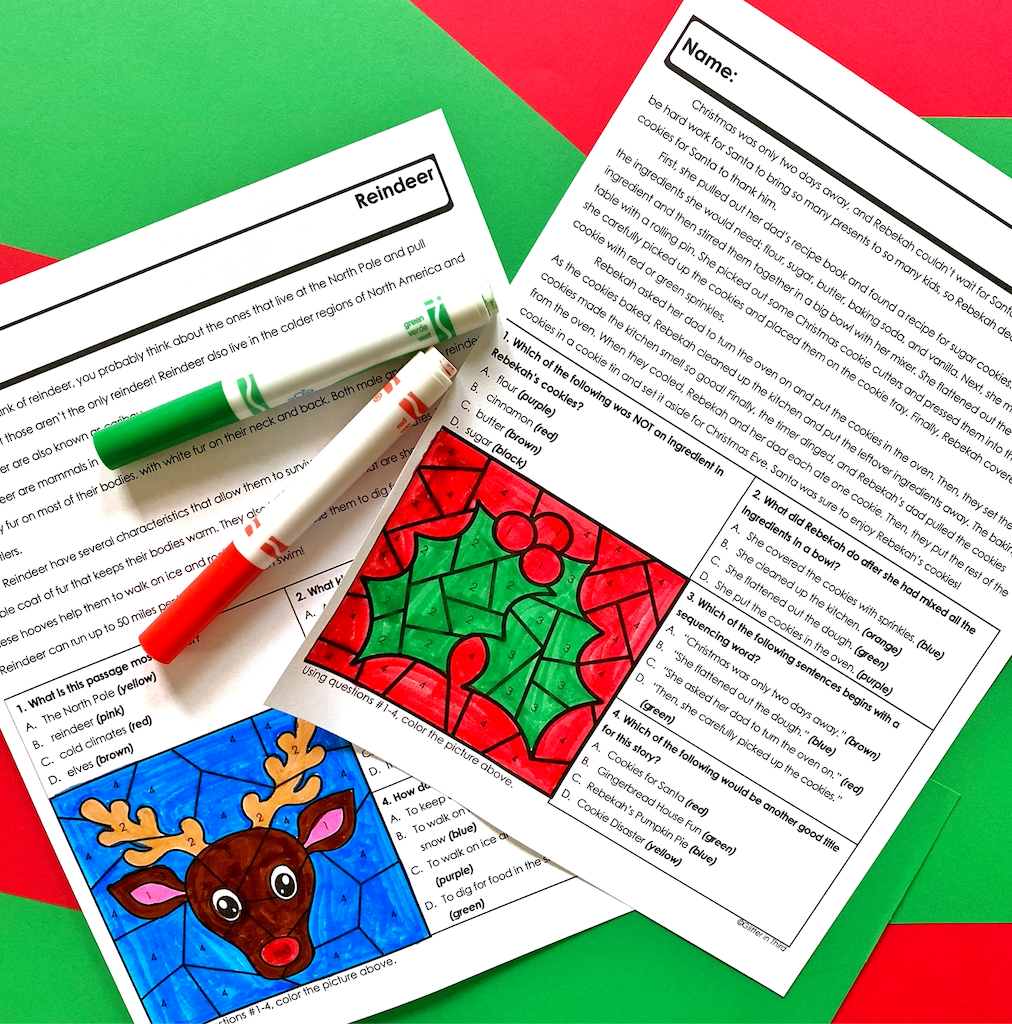 The BEST Christmas Read Aloud Books for 3rd Grade - Glitter in Third