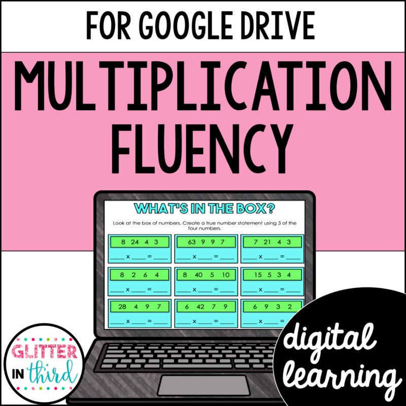 5 Activities to Practice Fact Fluency In Distance Learning - Glitter in ...