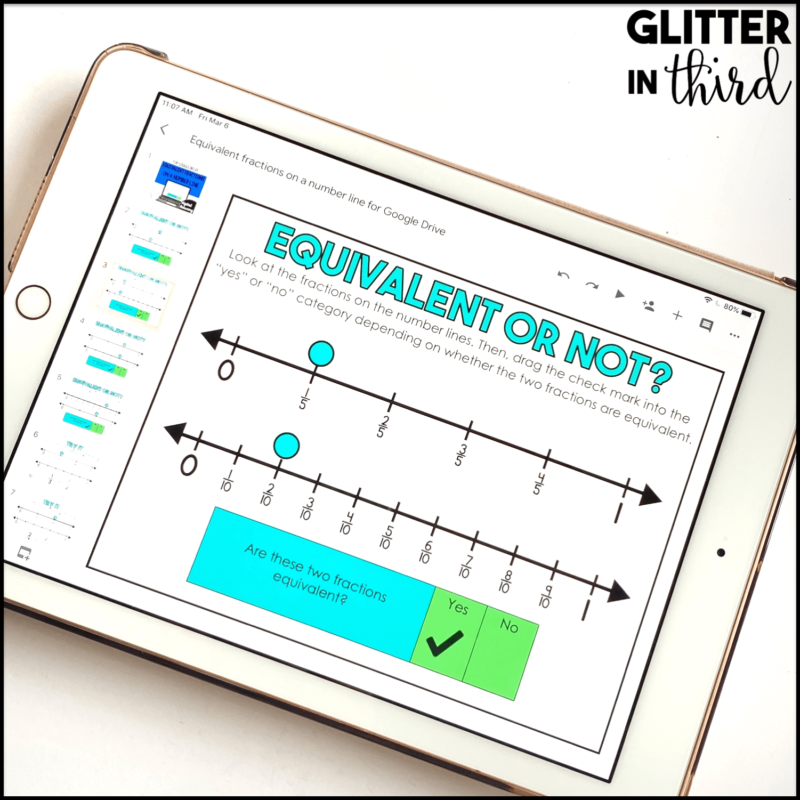 7 Hands-On Activities for Teaching Equivalent Fractions - Glitter in Third
