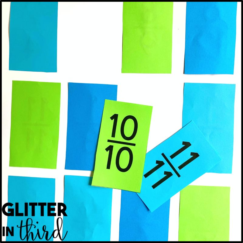 7 Hands-On Activities for Teaching Equivalent Fractions - Glitter in Third