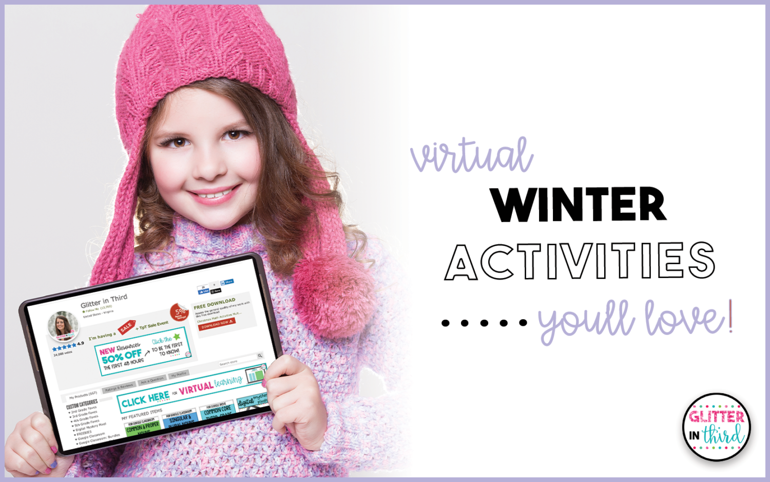 Christmas Virtual Learning Activities You'll LOVE! - Glitter in Third