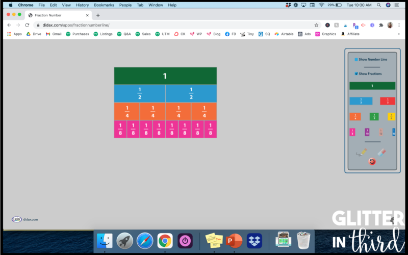 7 Hands-On Activities for Teaching Equivalent Fractions - Glitter in Third