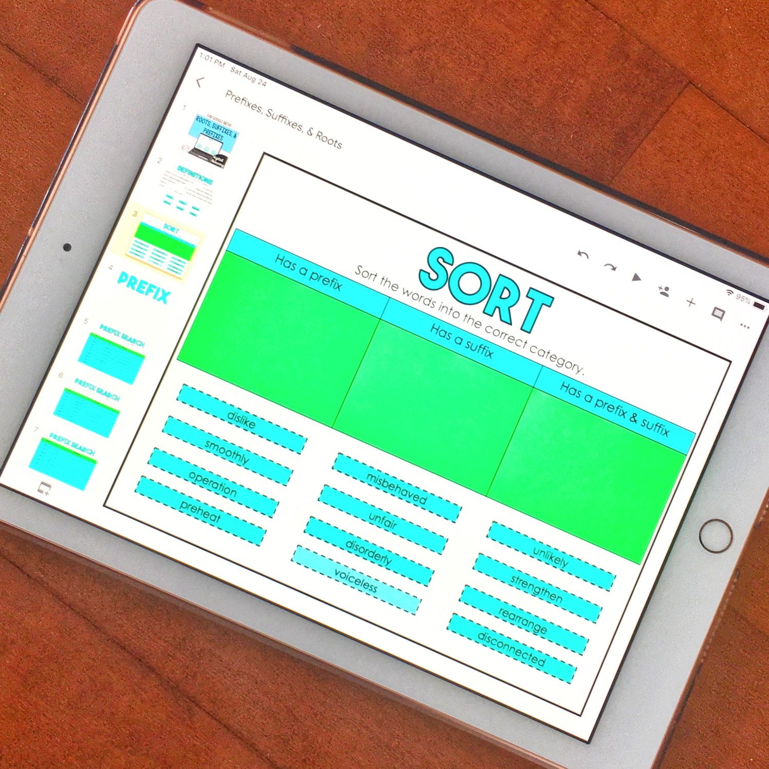 Building Vocabulary Activities in A 3rd Grade Classroom - Glitter in Third