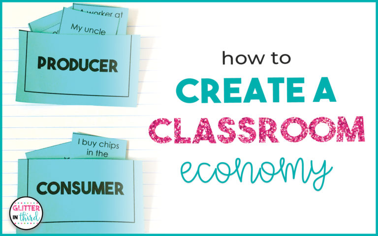 3rd grade Economics Activities You'll LOVE - Glitter in Third