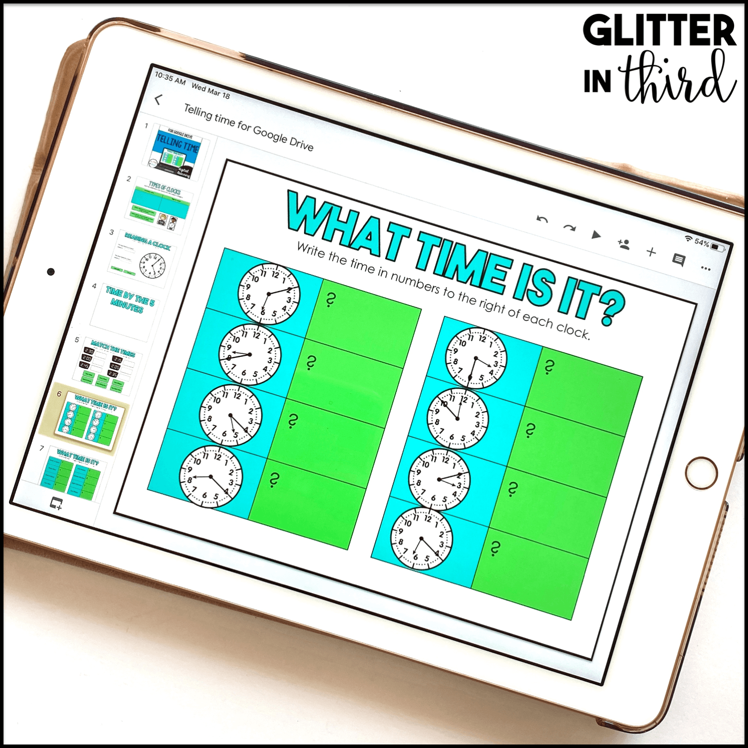 Hands-On Telling Time Activities & Games - Glitter in Third