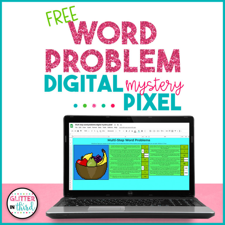 Digital Area and Perimeter Games to ENGAGE Students - Glitter in Third