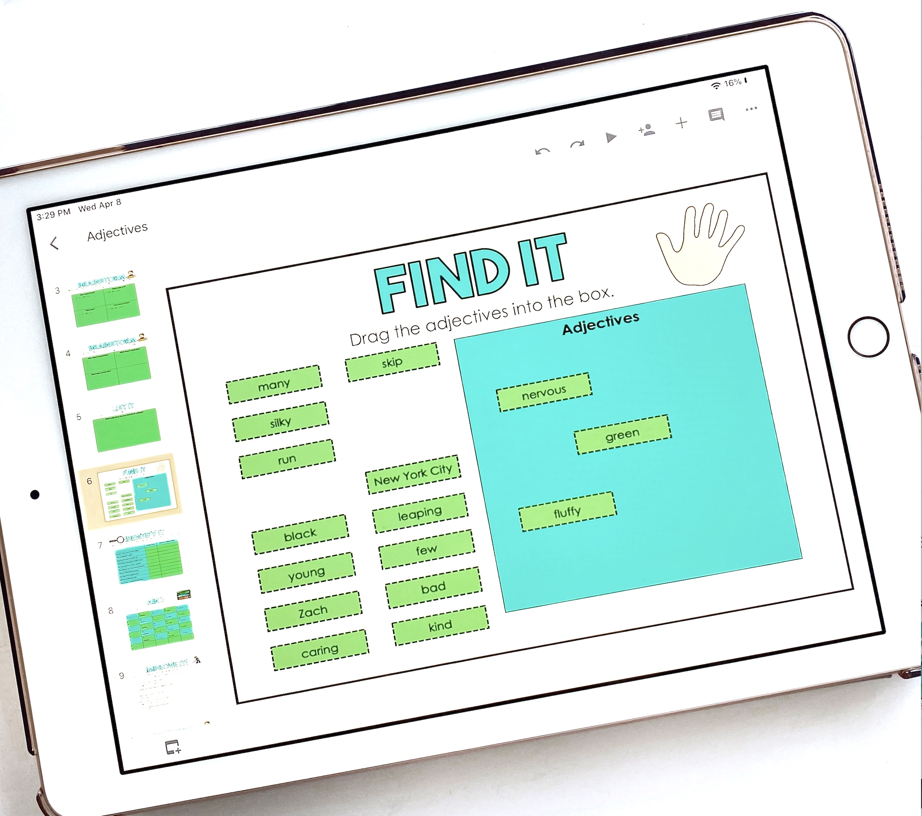 How to Make Teaching Grammar FUN - Glitter in Third
