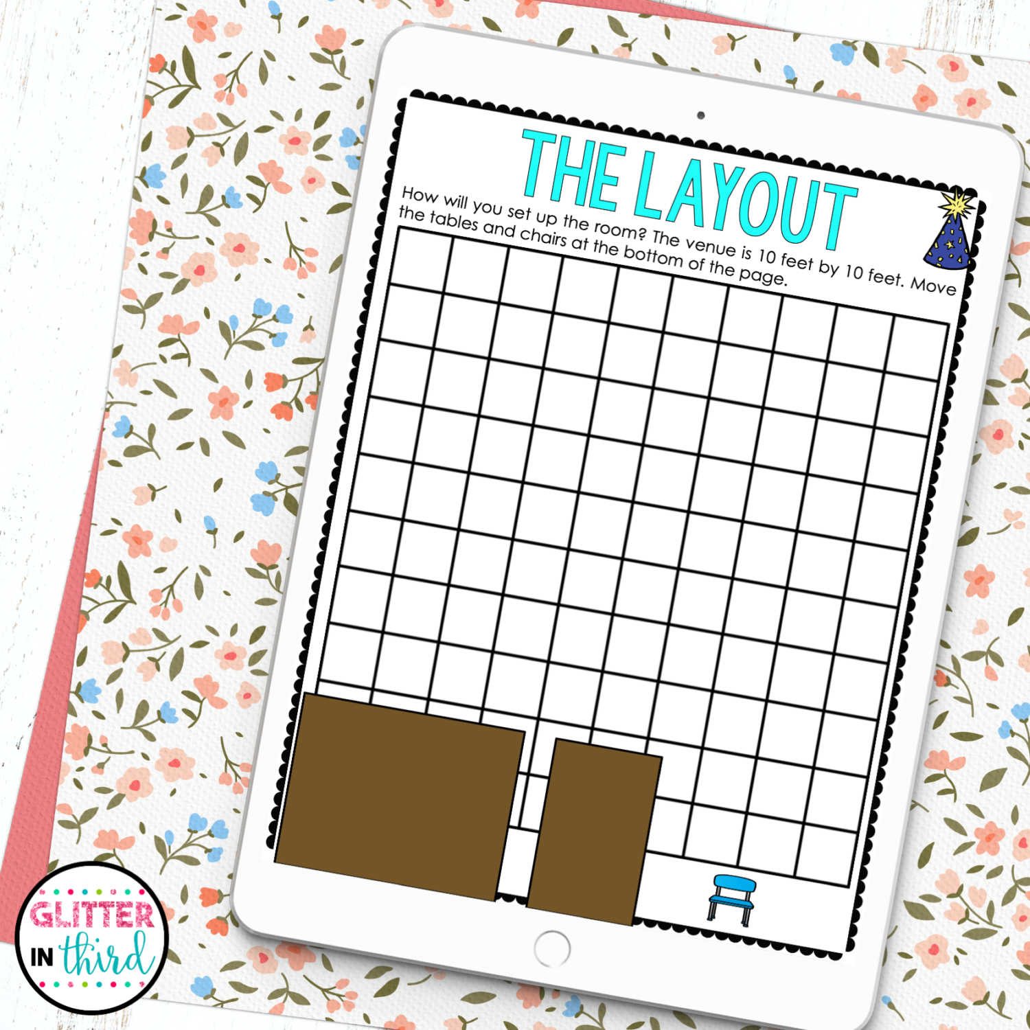 Life Lesson With Area and Perimeter Activities for Kids - Glitter in Third