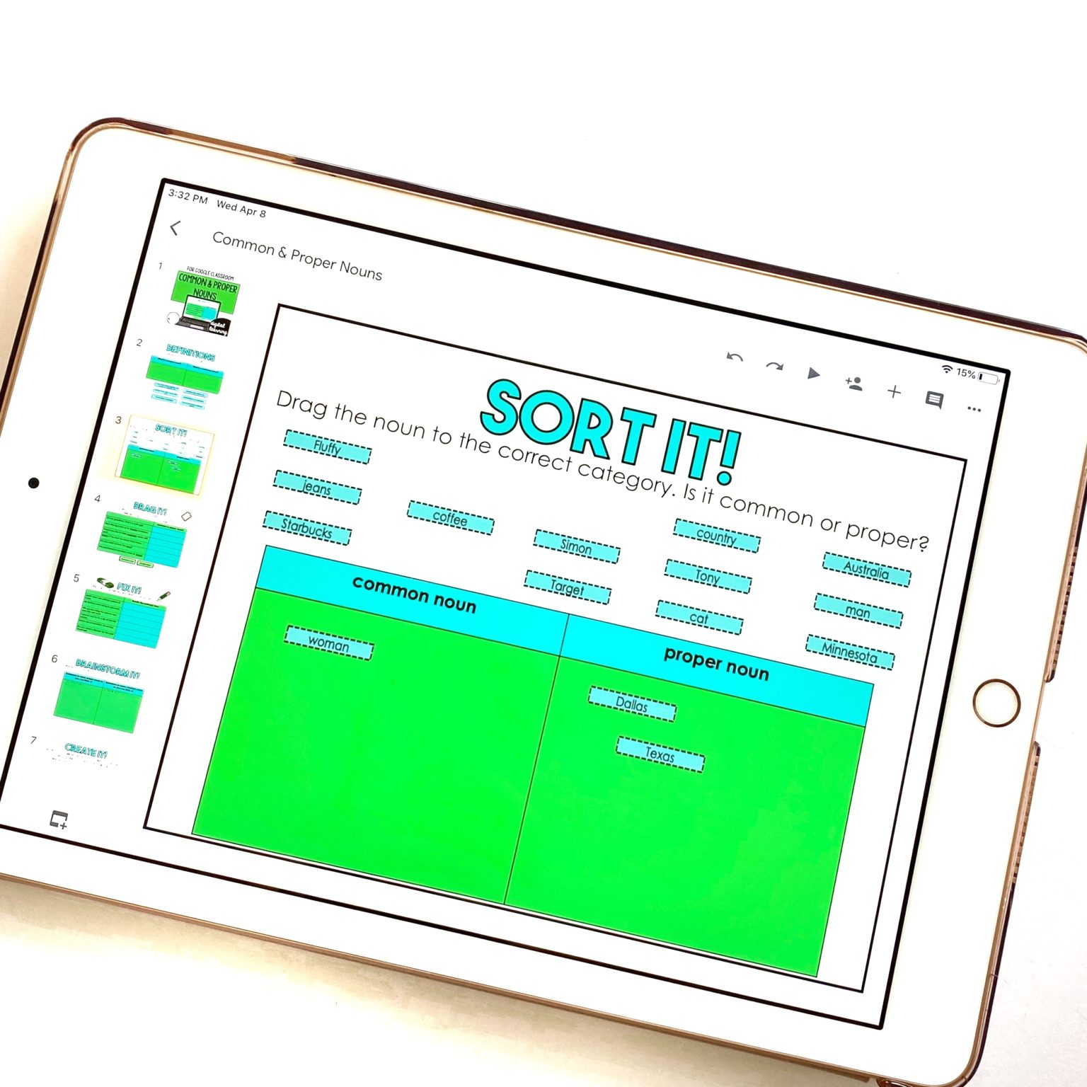 How to Make Teaching Grammar FUN - Glitter in Third