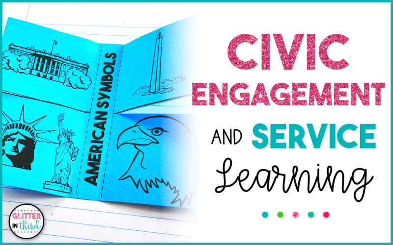 Civics Activities in the Elementary Classroom - Glitter in Third