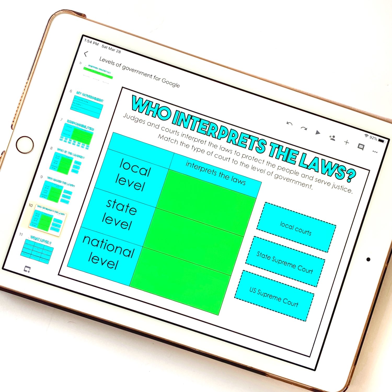 Civics Activities in the Elementary Classroom - Glitter in Third