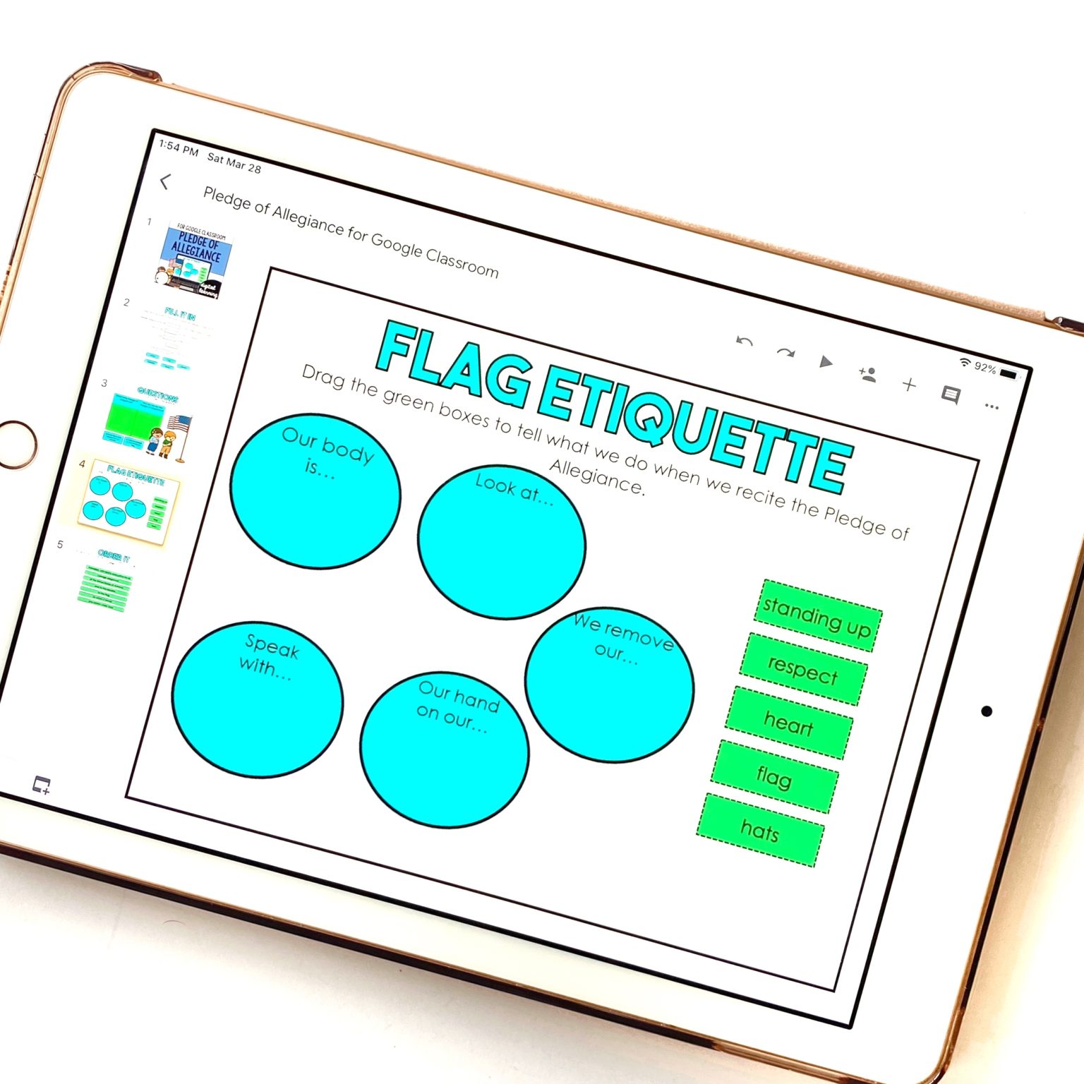 Civics Activities in the Elementary Classroom - Glitter in Third