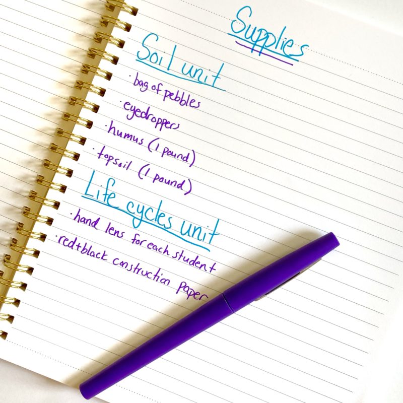 Science Curriculum Mapping Tips and Resources - Glitter in Third