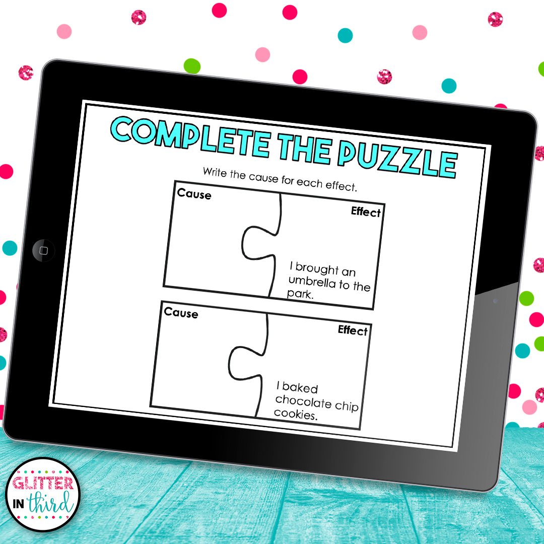 Cause and Effect Activities for Developing Critical Thinking - Glitter ...