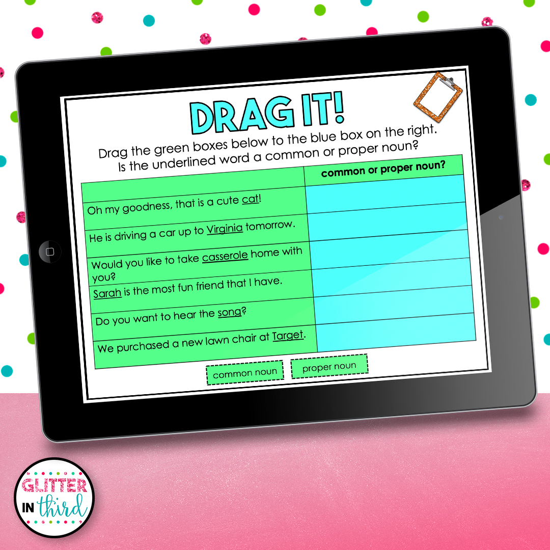 Common and Proper Nouns Activities That Your Students Will LOVE ...