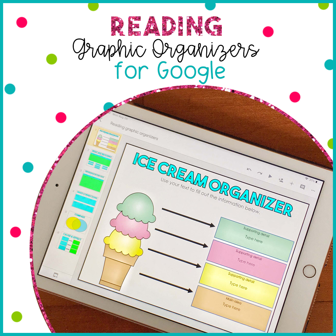 3 Ways to Use A Main Idea and Details Graphic Organizer - Glitter in Third