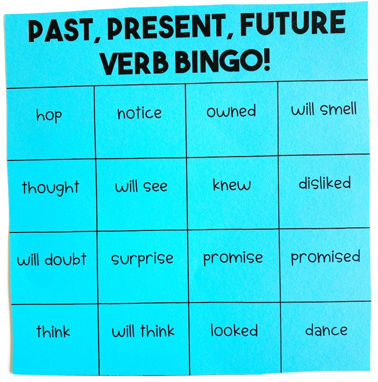 How to Teach All Types of Verbs - Glitter in Third