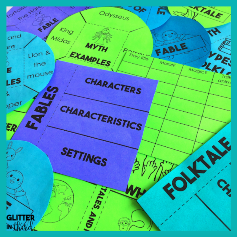 Fable Ideas to Teach Reading Skills and Life Lessons - Glitter in Third