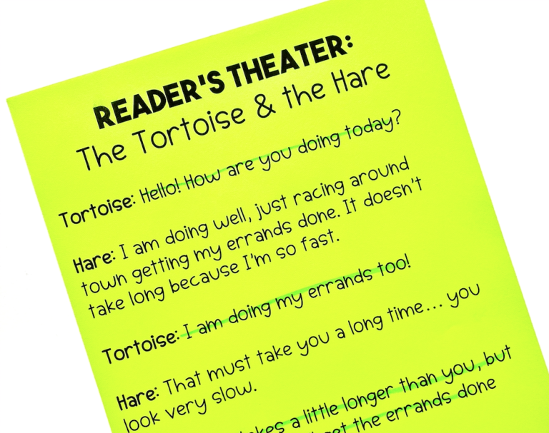 Fable Ideas to Teach Reading Skills and Life Lessons - Glitter in Third