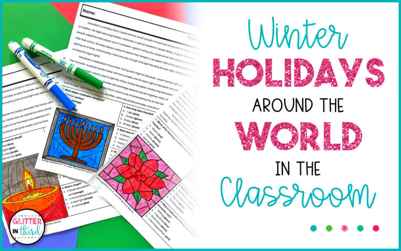 How to Teach Winter Holidays Around the World for Kids - Glitter in Third