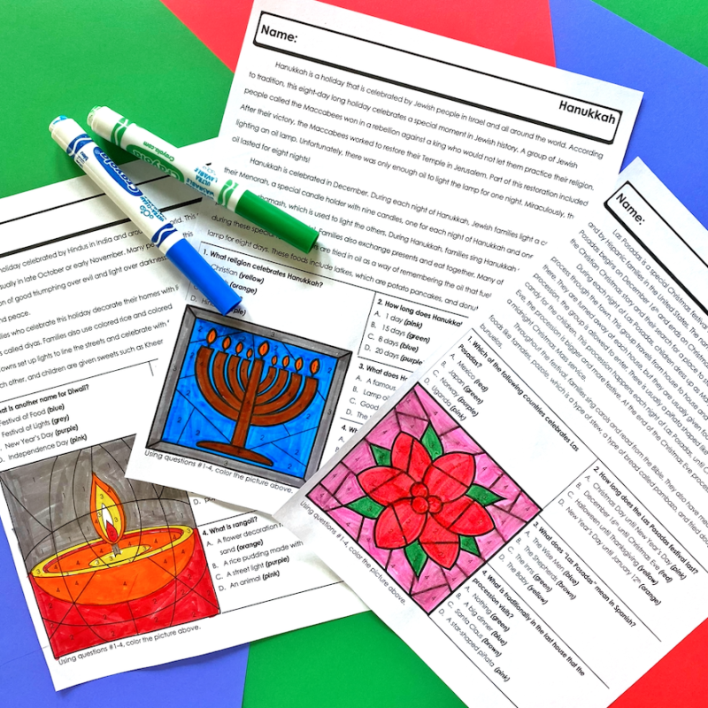 How to Teach Winter Holidays Around the World for Kids - Glitter in Third