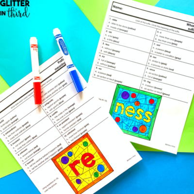 5 Classroom Activities for Prefixes and Suffixes - Glitter in Third