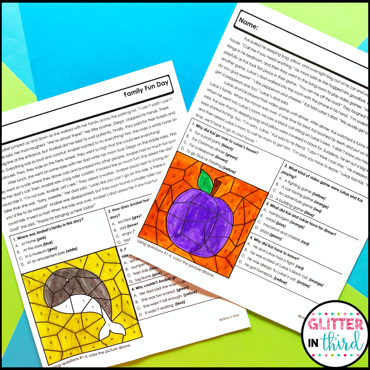 The BEST way to teach reading comprehension - Glitter in Third