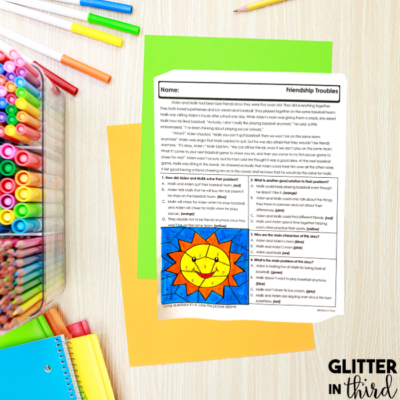 2nd grade Reading Comprehension Passages You'll LOVE! - Glitter in Third