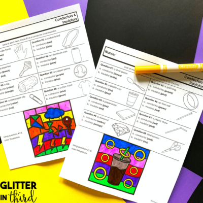 Insulator and Conductor Worksheets That Your Students Will LOVE ...