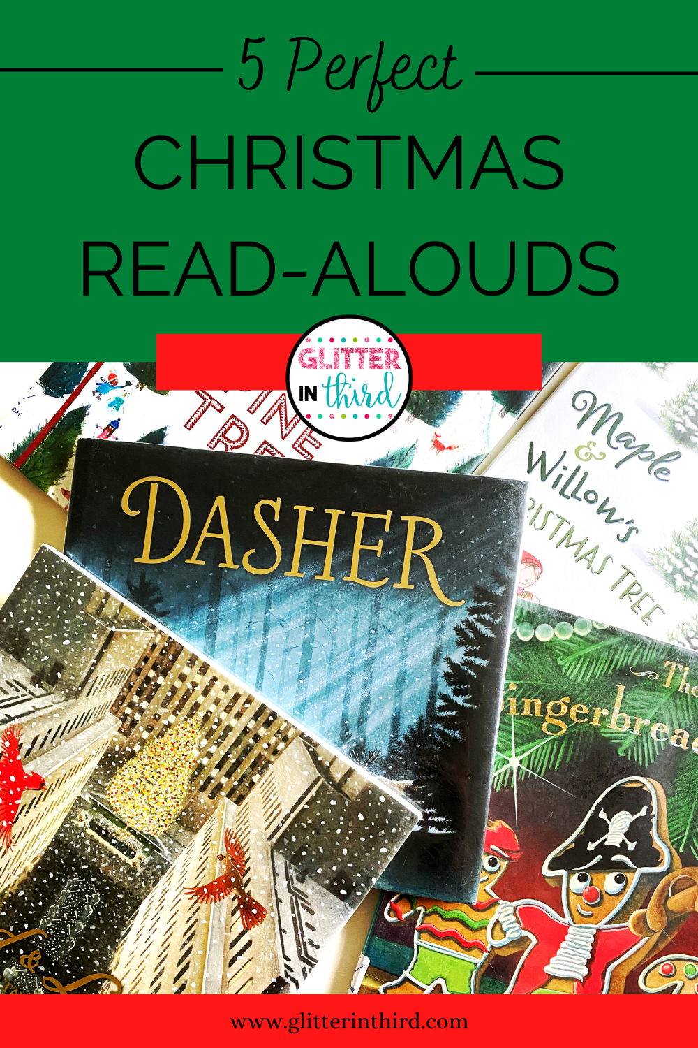 The BEST Christmas Read Aloud Books for 3rd Grade - Glitter in Third