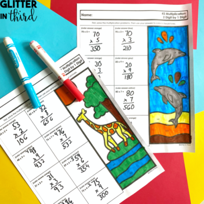 2 Digit By 1 Digit Multiplication Worksheets Your Students Will LOVE ...