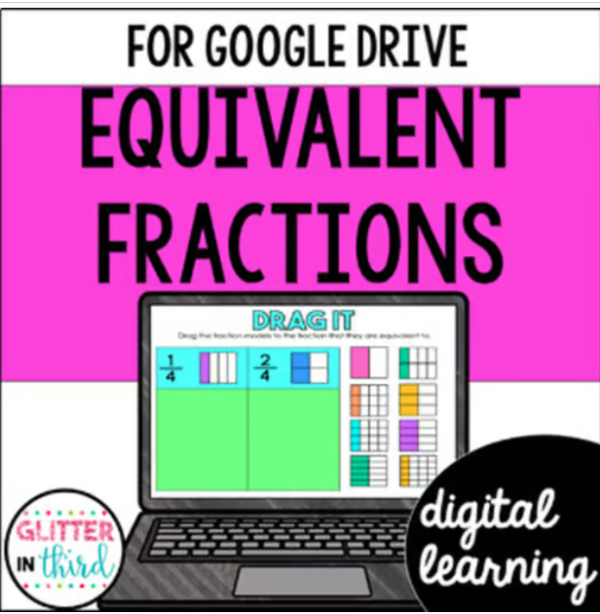 Equivalent Fractions Activities for Google Classroom Digital Resources ...