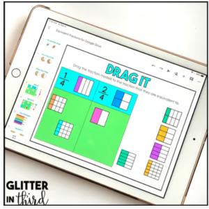 Equivalent Fractions Activities for Google Classroom Digital Resources ...