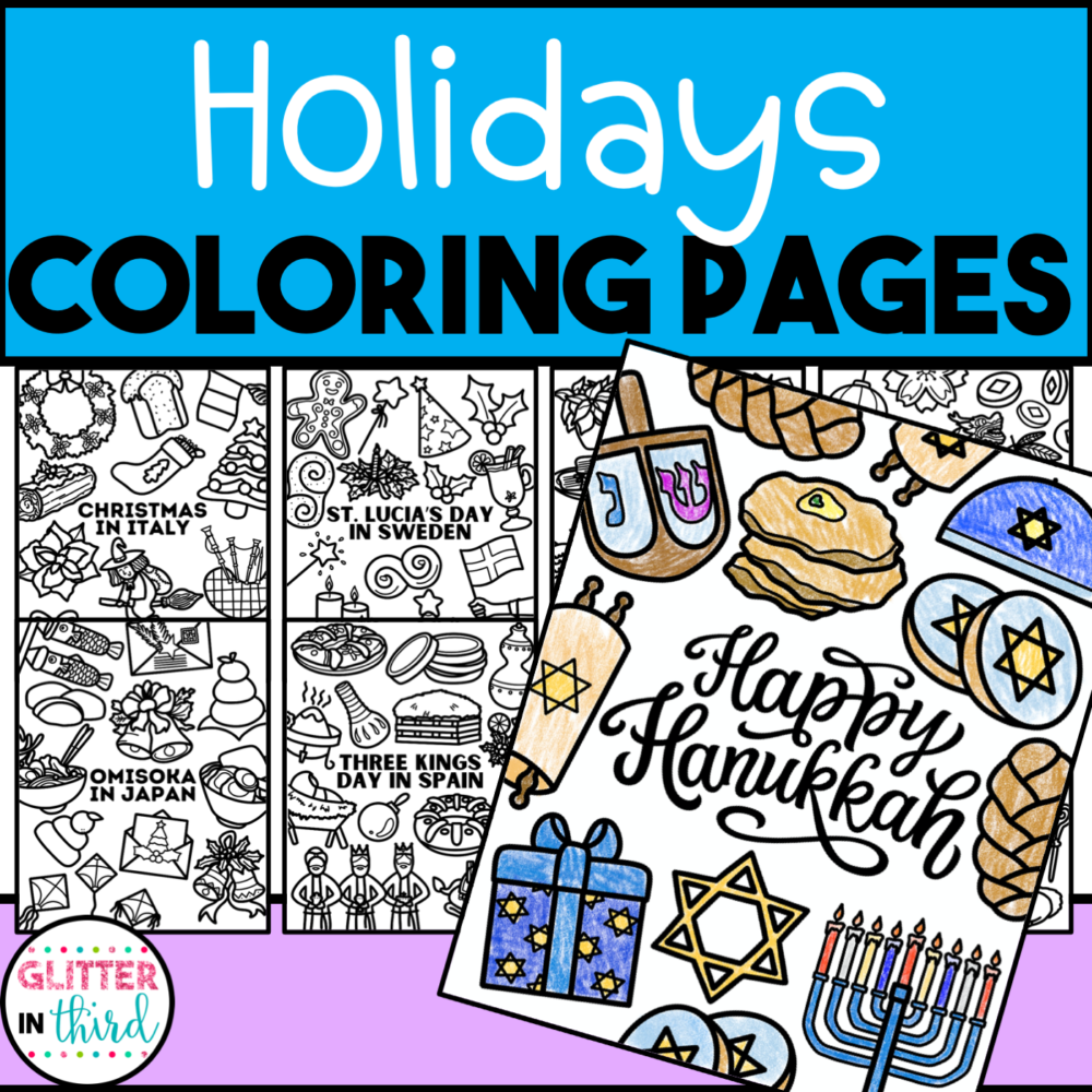 Seasonal & Holiday Reading Comprehension Passages Color By Number ...