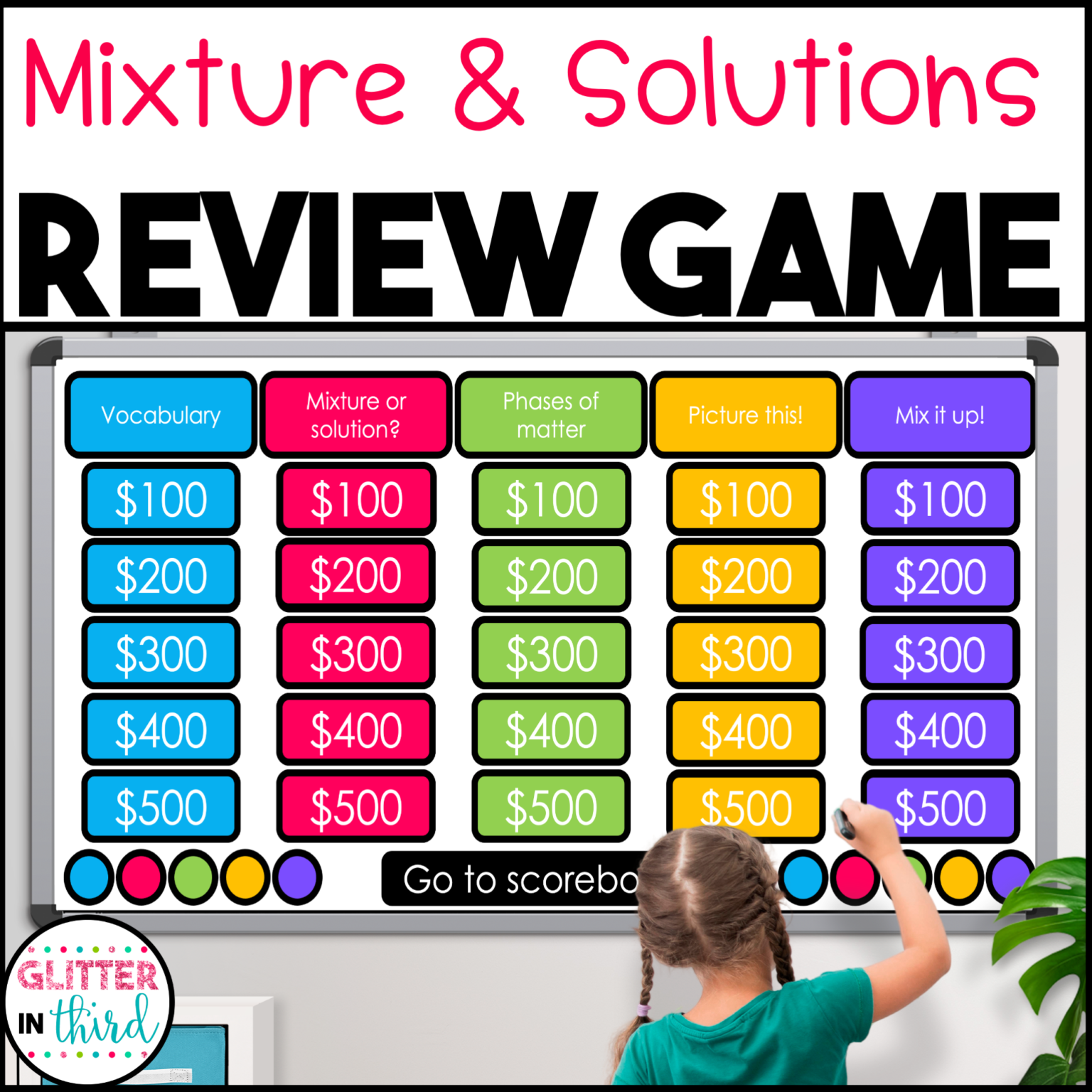 5th Grade MIXTURES and SOLUTIONS worksheets (that aren't boring ...