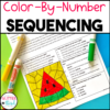 Sequencing Reading Comprehension Passages Color-By-Number Worksheets ...