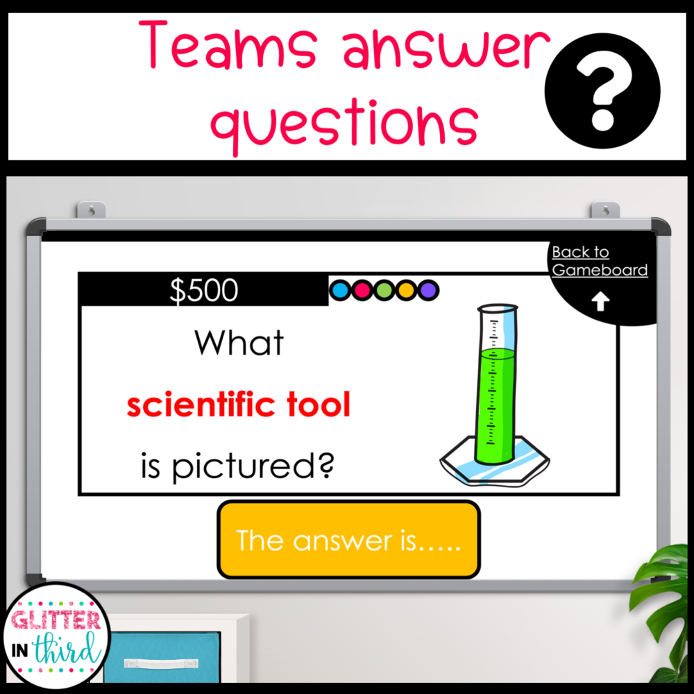 Scientific Method Review Game - Glitter in Third