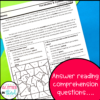 3rd Grade Context Clues Worksheets Passages Reading Comprehension ...