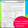 Compare and Contrast Color-By-Number Worksheets - Glitter in Third