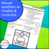 Earth's Rotation and Revolution Worksheets Color-By-Number - Glitter in ...