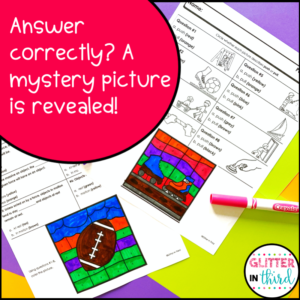 Kinetic and Potential Energy Worksheets Color-By-Numbers - Glitter in Third