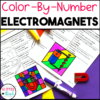 5th Grade Science SOL Color-By-Number Worksheets BUNDLE - Glitter in Third